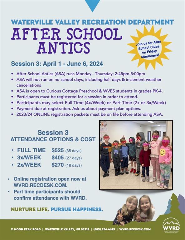 Waterville Valley Recreation Department - Waterville Valley Recreation ...